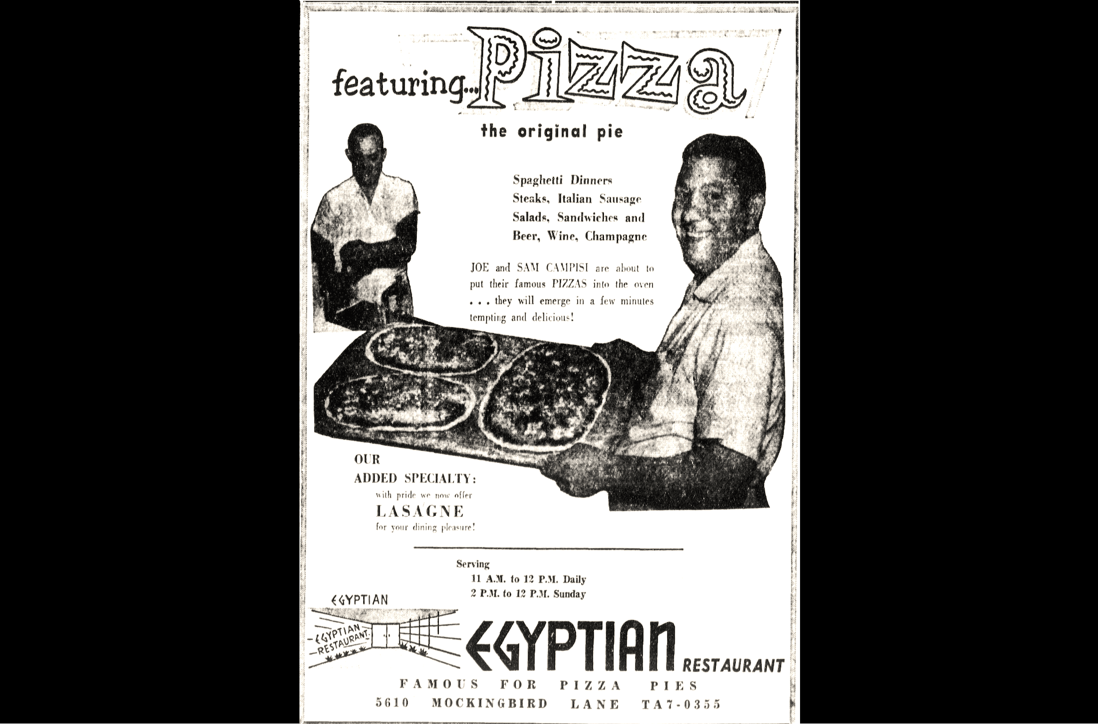 Untold Stories of The Egyptian on Mockingbird | Campisi's